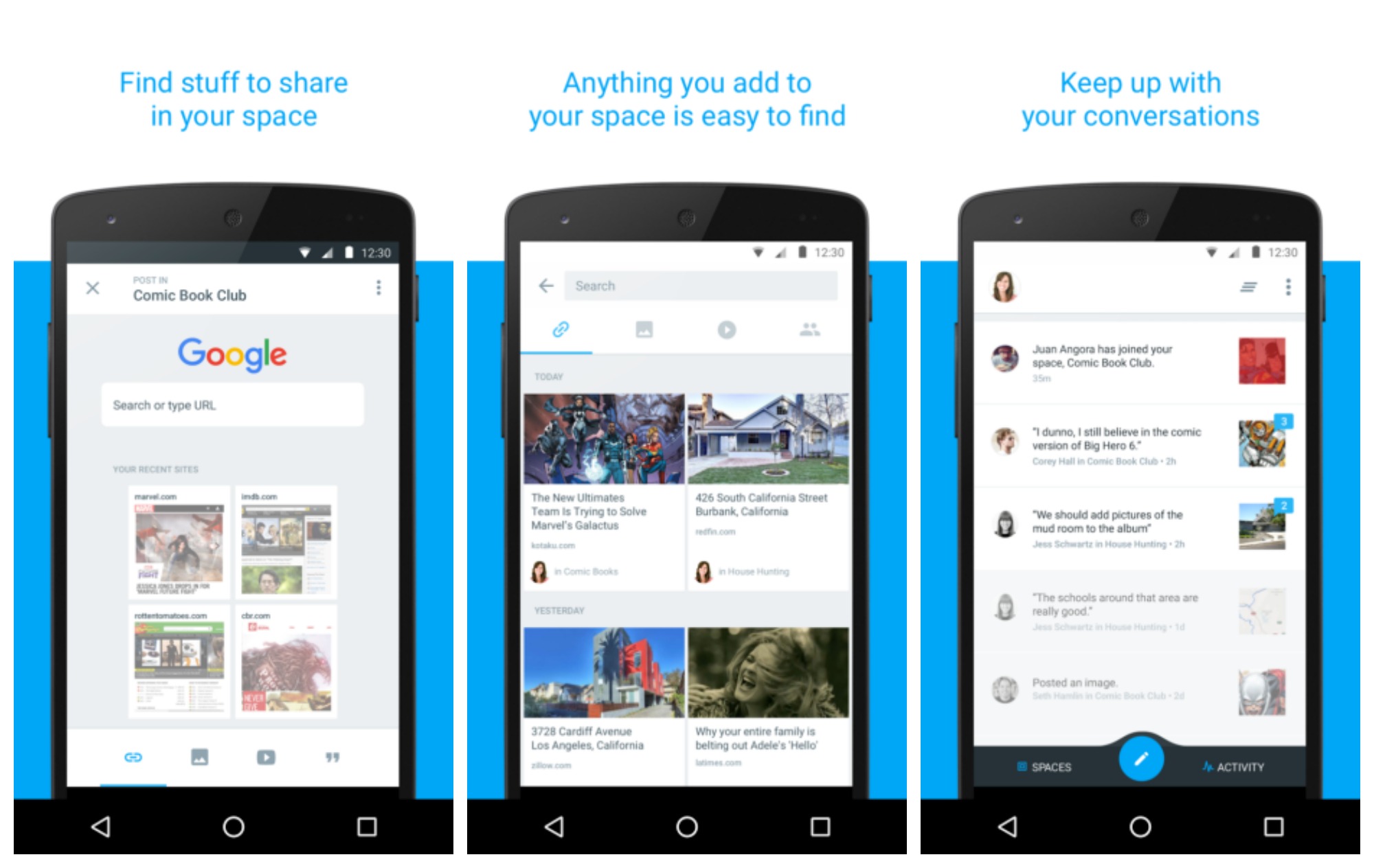 Google ataca de novo e lança “Spaces” | Digaí